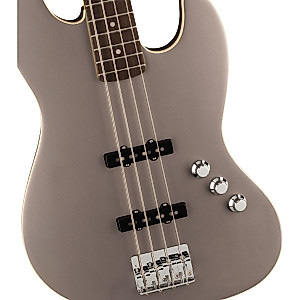 Fender 4 String Bass Guitar, with 2-Year Warranty, Right, Dolphin Gray (0252500343)