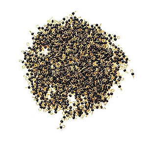 Comimark 100Pcs Black Gold Tone Soldering PCB Board Breadboard Test Point Pin