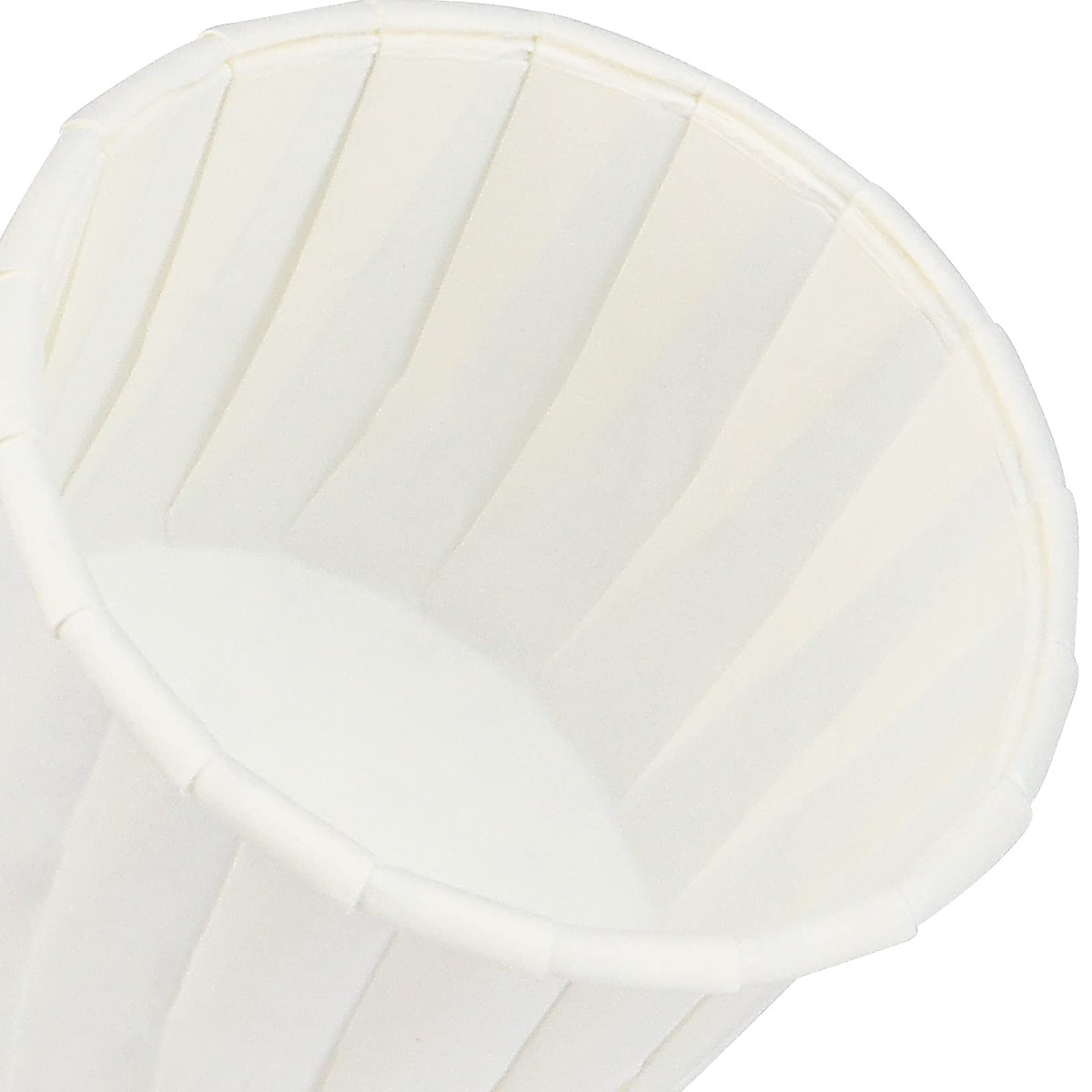 SINJEUN 1000 Pack 2 oz Paper Souffle Portion Cups, Disposable Condiments Sample Cup Snack Cups for Measuring, Jello Shots, Sauces, White
