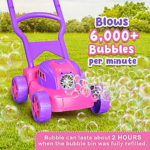 Bubble Lawn Mower for Toddlers