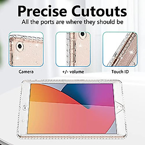 Hekodonk Slim Full-Body Protective Kickstand with Built-in Screen Protector Case for iPad 9th/8th/7th Gen (10.2" Display 2021& 2020 Version,Fits Model Model:A2602/ A2603/A2604/A2605/A2270/A2428/A2429)
