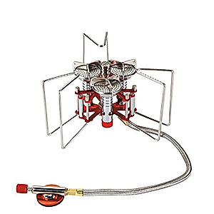 Bulin Camping Kettle 1.6L with 5800W Camping Gas Stove Burner Camping Hiking Backpack Outdoor