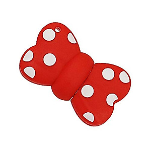 Aneew 16GB Pendrive Cartoon Cute Red Bowknots Model USB Flash Drive Memory Stick U Disk Thumb Girl Gift