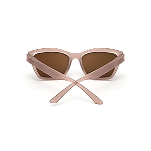 Serengeti Rectangular Rolla Matte Crystal Pink-Saturn Drivers, Multi, One Size