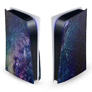 Head Case Designs Officially Licensed Cosmo18 Milky Way Art Mix Vinyl Faceplate Sticker Gaming Skin Decal Cover Compatible With Sony PlayStation 5 PS5 Disc Edition Console