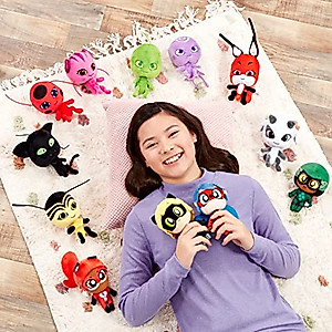 Miraculous Kwami Wayzz Plush Toy from Tales of Ladybug and Cat Noir | 15cm Wayzz Soft Toy | Super Soft and Cuddly Toys Bring Their Favourite TV Show to Life | Bandai