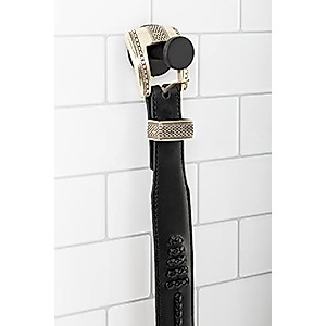 Italia Florence Series Minimalist Robe Hook in Matte Black