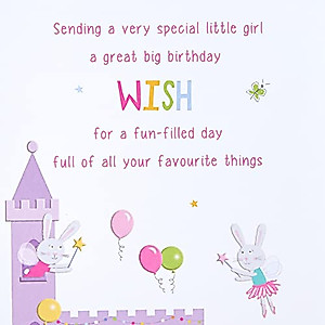 Regal Publishing Juvenile Birthday Card Age 3 Great Granddaughter - 9 x 6 inches