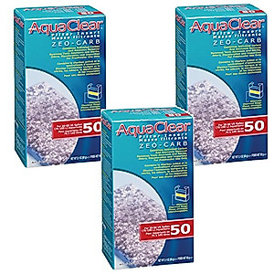 (3 Pack) AquaClear 50 Zeo Carb Replacement Filters