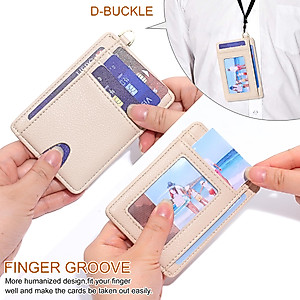 GEEAD Slim Minimalist Front Pocket RFID Blocking Card Holder Wallets for Men & Women