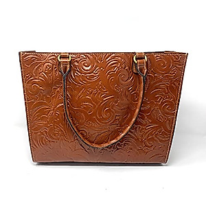 Patricia Nash Tooled Leather Zancona Reiti Bundle Tote with Matching Wallet, Florence