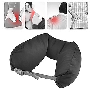 MISNODE Neck Pillow,Portable Comfortable U Shaped Neck Cushion,Noise Reduction Travel Pillow,Ultra Soft Comfortable Cushion,for Sleeping Rest Airplane Car Home Use