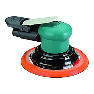 Dynabrade (59025) Dynorbital-Spirit 6" (152 mm) Diameter Random Orbital Sander, Non-Vacuum | Proportionate 3/16" (5 mm) Diameter Orbit | 12000 RPM Pneumatic Motor