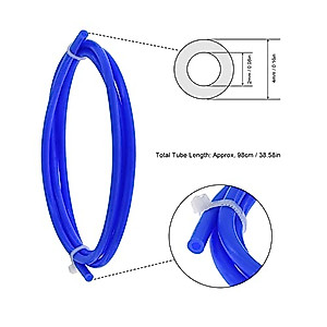 PTFE Tubing 3D Printer Filament Tube PTFE Tubing Printing Tube 2mm ID 4mm OD Set Kit with Cutter for Ender 3