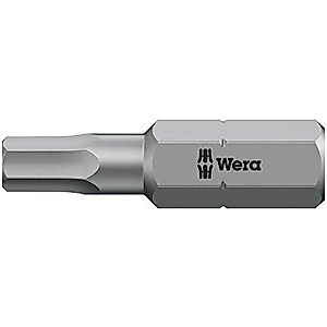Wera - 5056168001 Tools 4013288033840 WERA Hex-Plus 8040-6 Check Sheet Metal Bit Set, MULTI