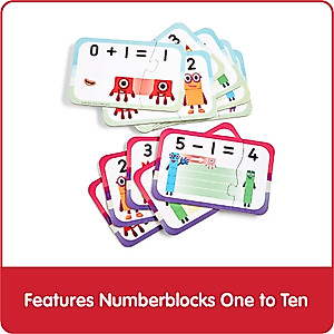 hand2mind Numberblocks Adding and Subtracting Puzzle Set, Addition and Subtraction Games, Number Puzzle, Math Games for Kids, Educational Toys, Toddler Matching Game, Preschool Learning Activities