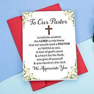 Pastor Appreciation Cards, Pastor Appreciation Gifts, Pastor Appreciation Gifts for Men, Appreciation Thank You Cards for Pastor, Ordination card, Pastor Anniversary Birthday Card, Christmas Stockings