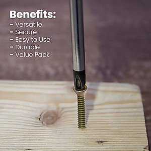 U-Turn Fasteners Wood to Metal Screws - #10-24 x 1-7/16" Reamer Tek Torx/Star Head Self-Drilling Wood to Metal Screws, Tek Screws for Attaching Wood to Metal with Wings | (Pack of 500)