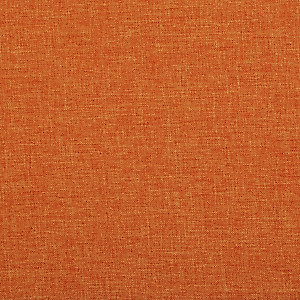 Otto & Ben Mellow 30" Storage Ottoman - SMART LIFT Top, Upholstered Tufted Ottomans Bench Foot Rest for Bedroom, Amber Orange