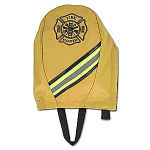 Lightning X Products Lightning X Fireman's SCBA Air Pak Respirator Firefighter Mask Face Piece Bag, Fleece Lined for First Responder - Ripstop Turnout Tan