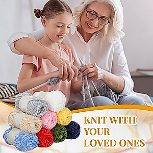 Timgle 27 Skeins Crochet Yarn for Crocheting Knitting 2362.5 Yards Chenille Blanket Soft Plush Bulky Fluffy Yarn Bulk for Beginners Hand DIY Craft Sweater Shawl 100g Each(Chic Color)