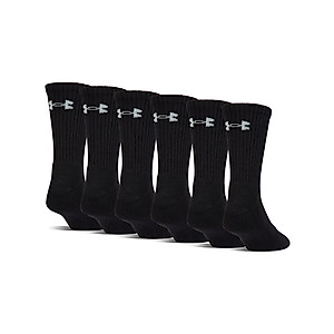 Under Armour UA Charged Cotton 2.0 Crew - 6-Pack MD Black