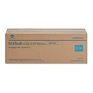 Genuine Konica Minolta IUP14C Cyan Imaging Unit for Bizhub C25 C35 C35P A0WG0KG