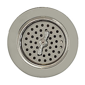 Eastman 30021 Heavy- Pattern with Spin and Seal Sink Strainer, Chrome