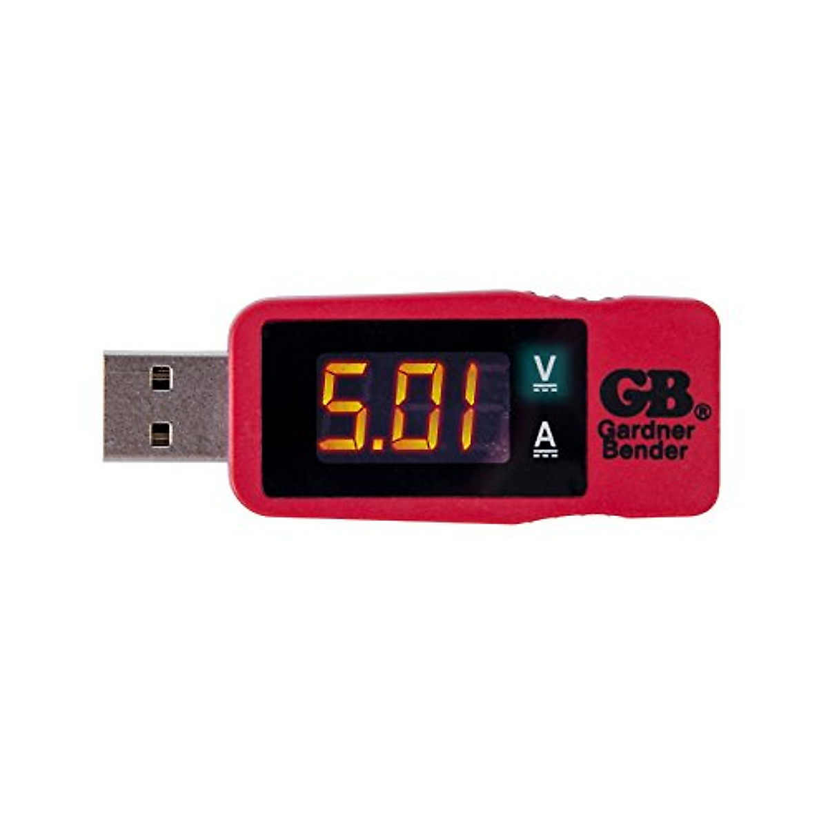 Gardner Bender GUSB-3450 Multimeter, Voltage, Current, Polarity USB Tester, No Size, Red