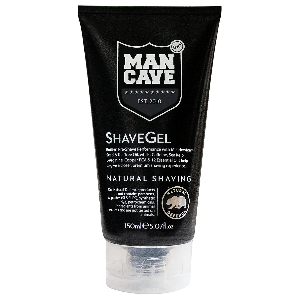 ManCave Caffeine Shave Gel, 5.07 oz