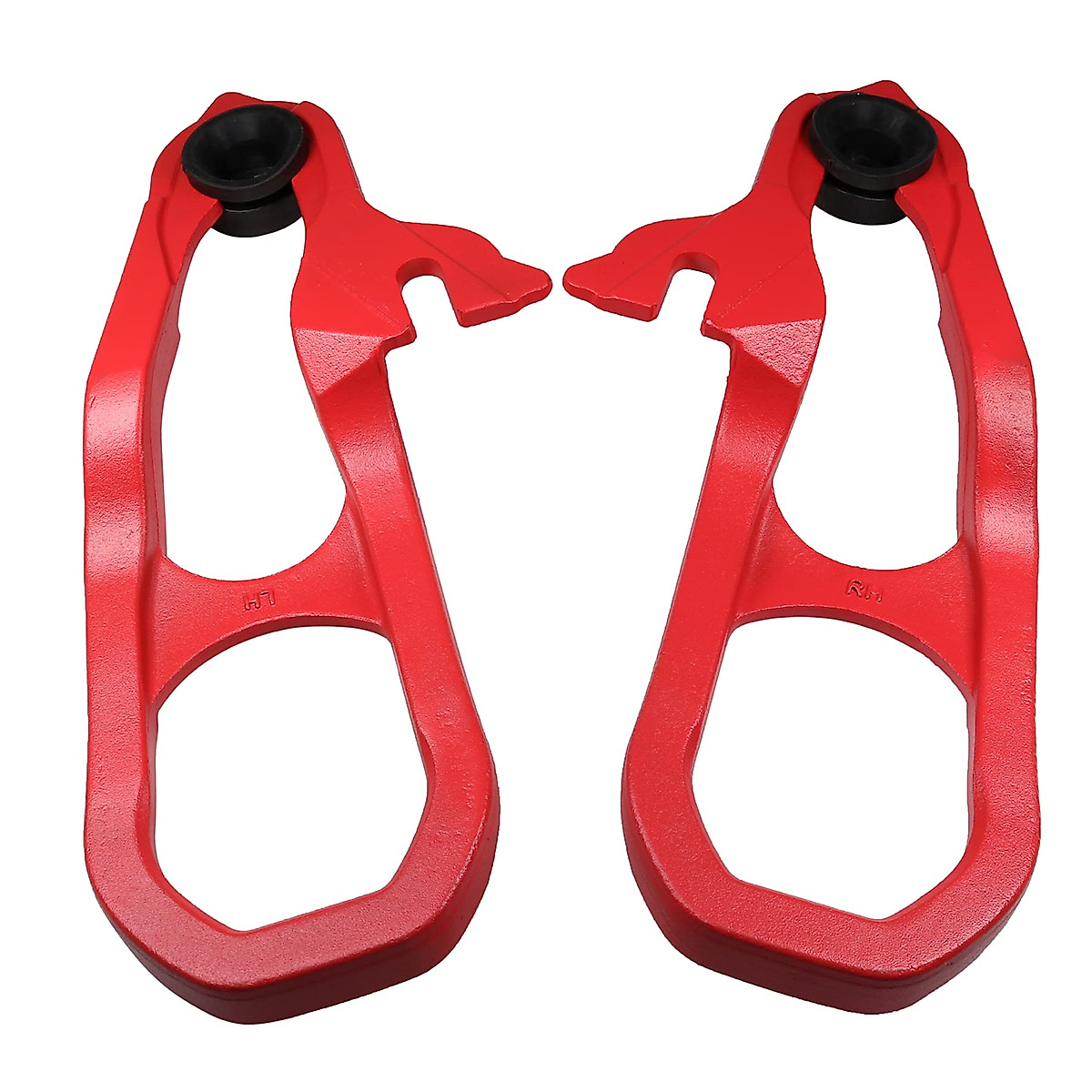 JDMSPEED New Heavy Daty Front Car Tow Hooks Left & Right with Hardware Red Replacement for Dodge Ram 1500 DT with 3.6L 5.7L Engine 2019 2020 2021 2022 Replaces 82215268AB 82215268AB 68272945AB