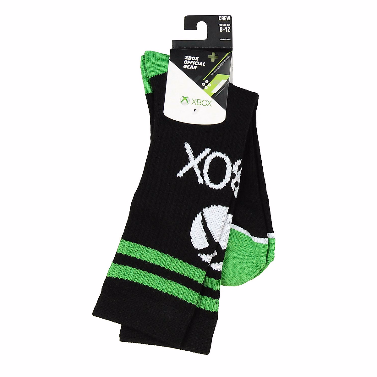 Xbox Socks Gaming Console Logo Adult Crew Socks 1 Pair