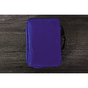 Adventure Bible Cover for Boys, Zippered, with Handle, Nylon, Blue, Medium