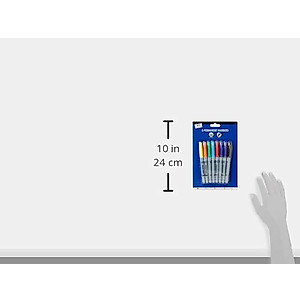 Just Stationery Permanent Marker - Multi-Colour (Pack of 8)