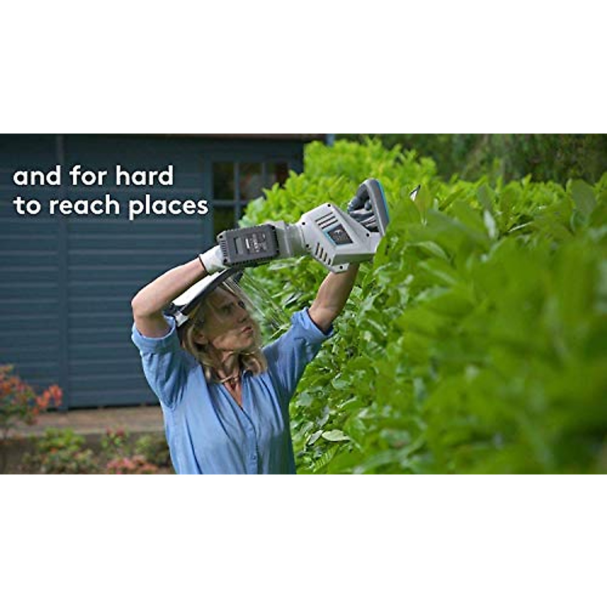40V Hedge Trimmers - 20In Cordless Hedge Trimmer Rotating Multi-Function Handle Hedge Cutter with Battery and Charger