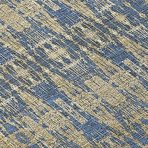 Addison Rugs Chantille ACN580 Blue 9' x 12' Indoor Outdoor Area Rug, Easy Clean, Machine Washable, Non Shedding, Bedroom, Living Room, Dining Room, Kitchen, Patio Rug