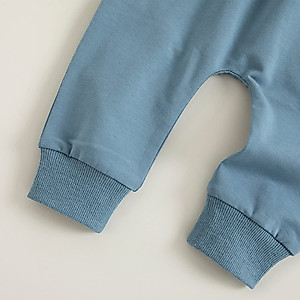 COORALLY Baby Boys Drawstring Solid Harem Pants Trousers Toddler Boy Active Joggers Pants Sweatpants Pockets Leggings (A-Blue, 2-3 Years)