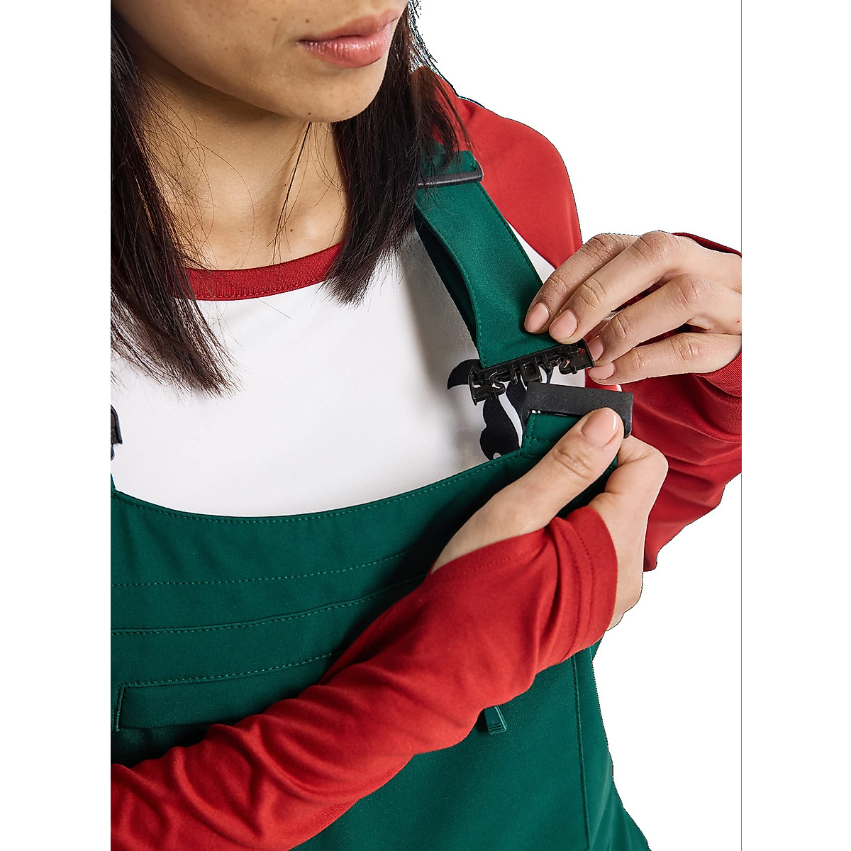 Burton Women's Avalon Stretch 2L Softshell Bib Pants, Botanical Garden, Large