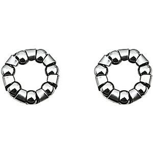 CYCLEZ Bicycle Rear Hub Axle 3/8x185mm Plus 2 Premium 1/4x7 Hub Axle Bearings Bundle Kit for Mountain Bikes, Beach Cruiser, Lowrider and Tandem Bicycles, Made in Taiwan