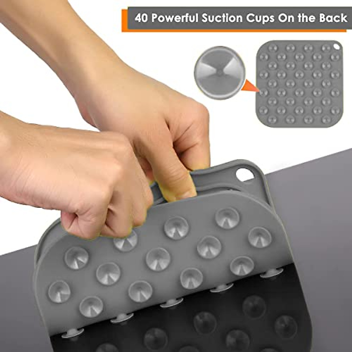 Lick Mat for Dogs with Suction Cups,Dog Food Licking Mat,Slow Feeder Dog Bowls for Boredom& Anxiety Reducer,Lick Pad for Dog & Cat Slow Feeders,Help Pets for Bathing,Nail Trimming,Grooming