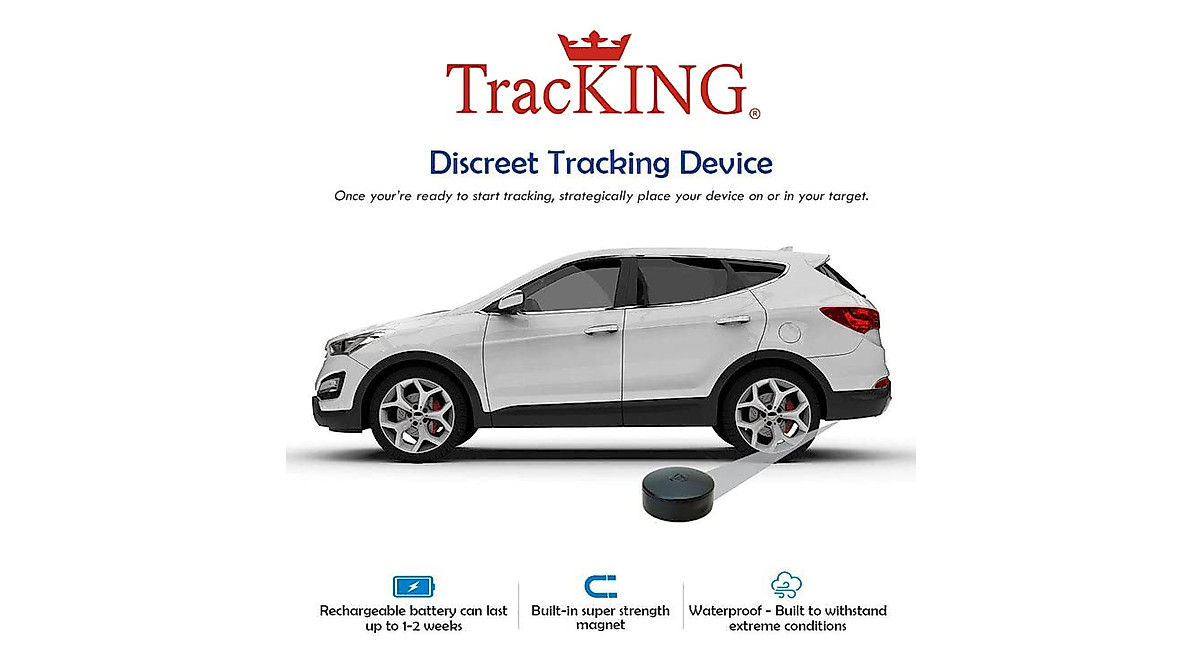 TracKing GPS Tracker - Waterproof & Magnetic Solution
