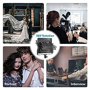 Neewer 2 Packs Advanced 2.4G 660 LED Video Light with Softbox Kit, Dimmable Bi-Color LED Panel with 2.4G Wireless Remote, LCD Screen, Softbox Diffuser and Light Stand for Portrait Product Photography