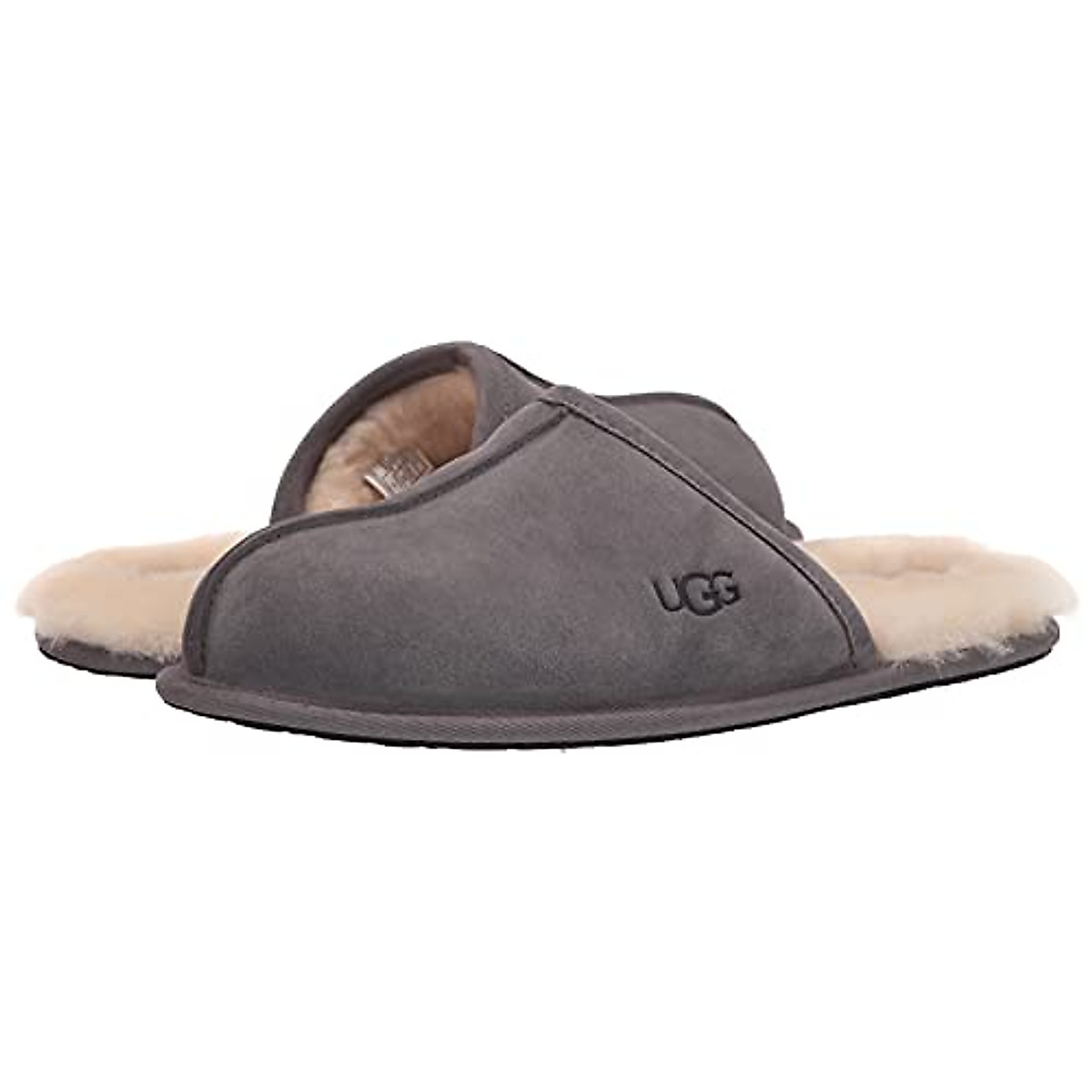 UGG Mens Scuff Slipper, Dark Grey, 11 US