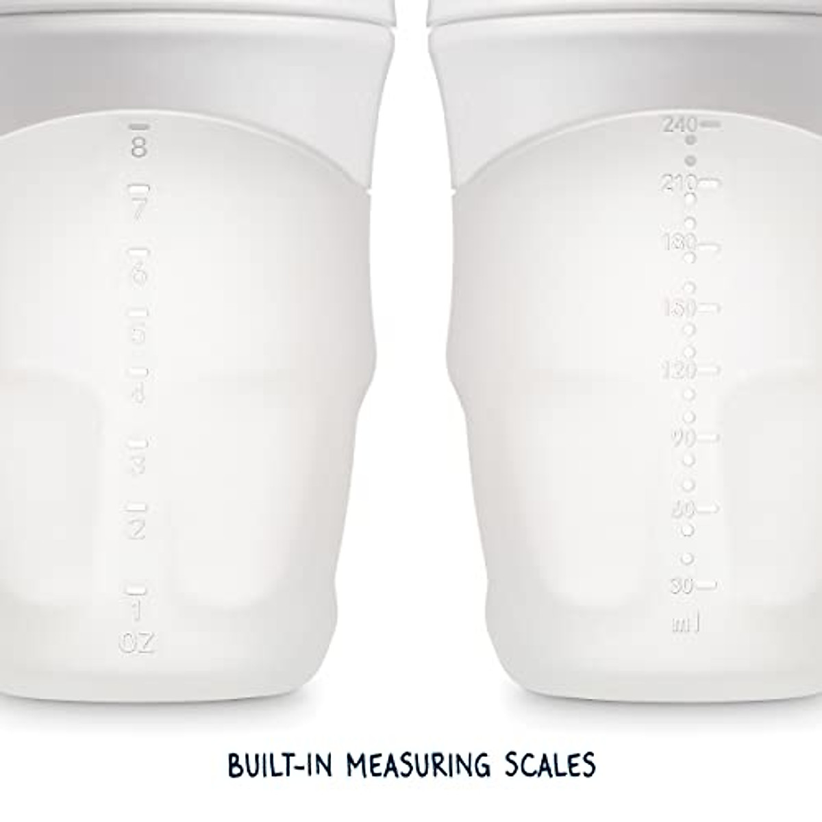 Tiny Twinkle Silicone Baby Bottle with Comfort Grip and Soft Flexible Nipple - Squeezably Soft Baby Bottles for Newborn and Up (Mint, 6 Ounce - 2 Pack)