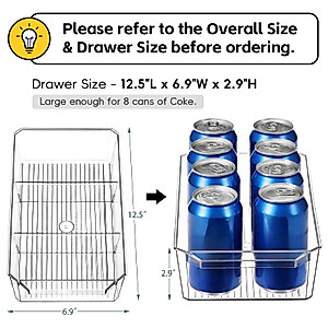 2 Tier Clear Organizer with Dividers, Multi-Purpose Slide-Out Storage Container, Bathroom Vanity Counter Organizing Tray, Under Sink Closet Organization, Kitchen Pantry Medicine Cabniet Storage Bins