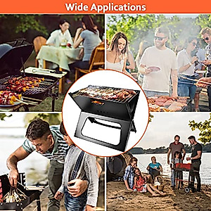 Portable grill charcoal Portable Charcoal Grill for camping Barbecue Grill Foldable Charcoal Grill Camping/Garden/Outdoor/Travel