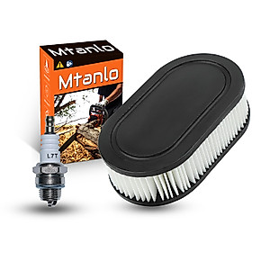 Mtanlo Air Filter Kit For Troy-Bilt walk-behind mower models TB110 TB115 TB200 TB230 TB240 TB320 TB330 TB370, Fits Troy-Bilt TB280ES, TB390ES, TB380ES, TB410XP and TB130XP