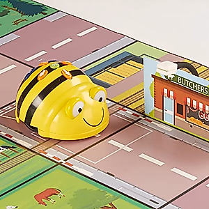 Bee-Bot See and Say Coding Toy for Kids, Interactive Rechargeable Floor Robot Gift for Children, Programmable Educational STEM Learning Toys for Students