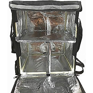 TheBiker Pizza Delivery Backpack, 20" L x 16.5" W x 16.5" H (51 x 42 x 42 Centimeter) Food Delivery Bag, Thermal,Heat Insulated Backpack