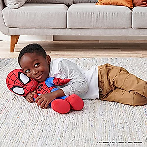 Marvel Spidey and His Amazing Friends Spidey Cuddle Plush - 20-Inch Ultra Soft Spidey Plush - Toys Featuring Your Friendly Neighborhood Spideys